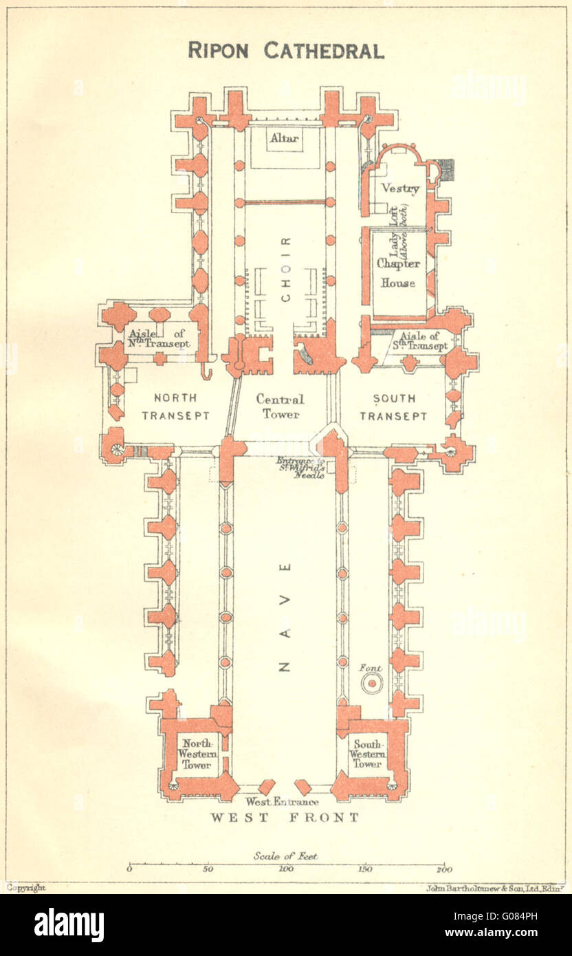 Map of ripon hi-res stock photography and images - Alamy