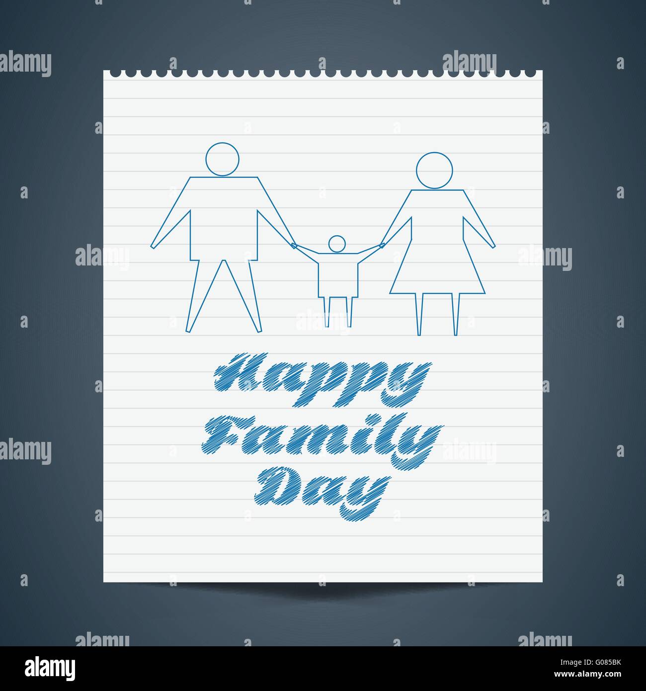 nice and beautiful abstract or poster for Family Day with nice and ...