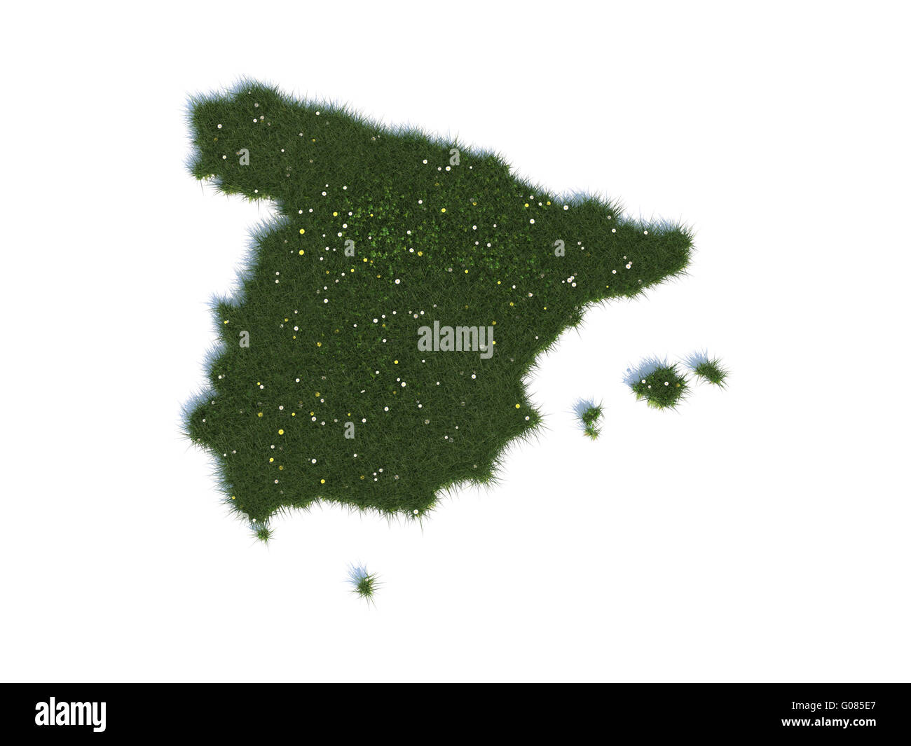 Spain outline Cut Out Stock Images & Pictures - Alamy