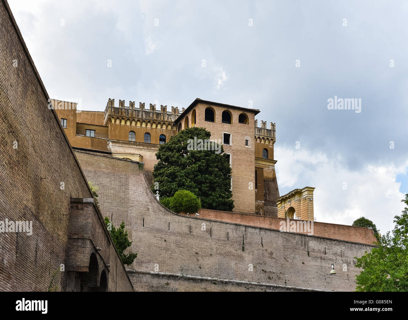 Vatican City Wall and Building Stock Photo - Alamy