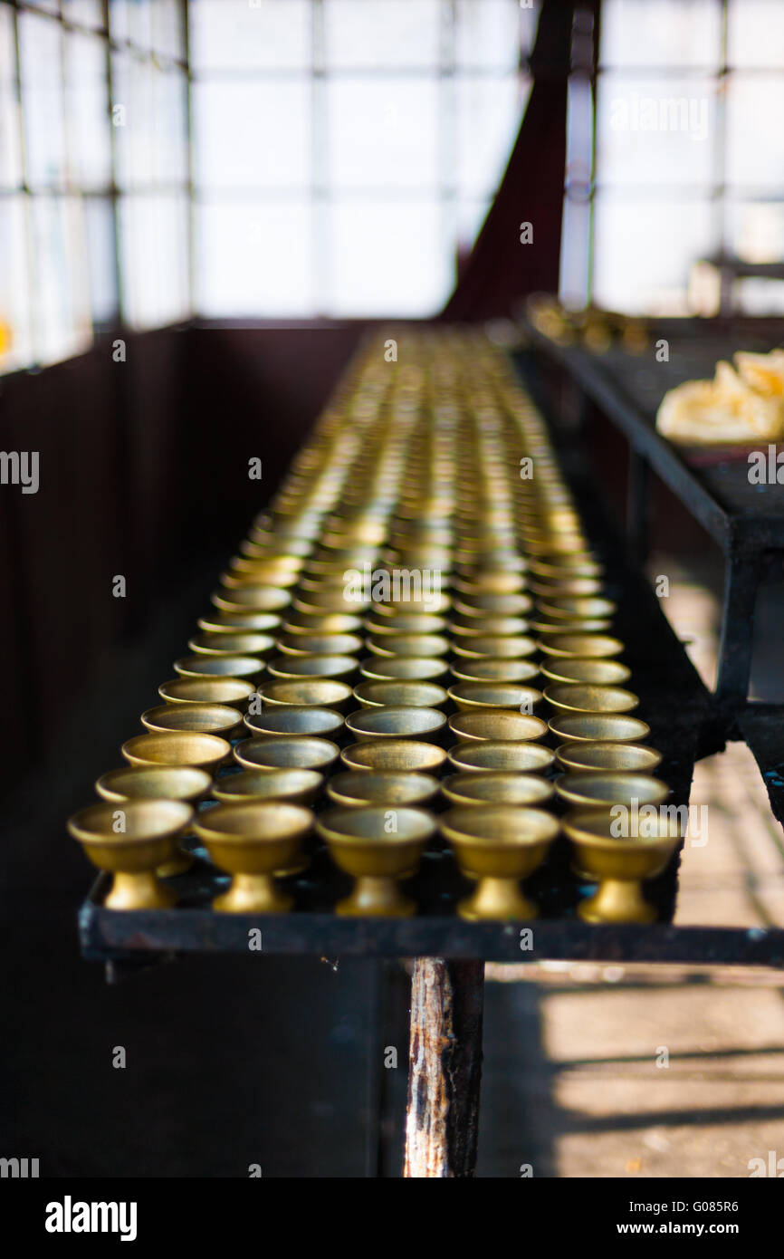 Row Butter Lamp Storage Room Rumtek Monastery Stock Photo - Alamy