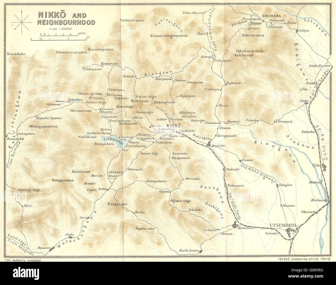 1907 antique map hi-res stock photography and images - Alamy