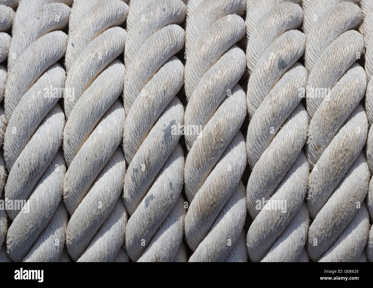 Old nautical rope Stock Photo - Alamy