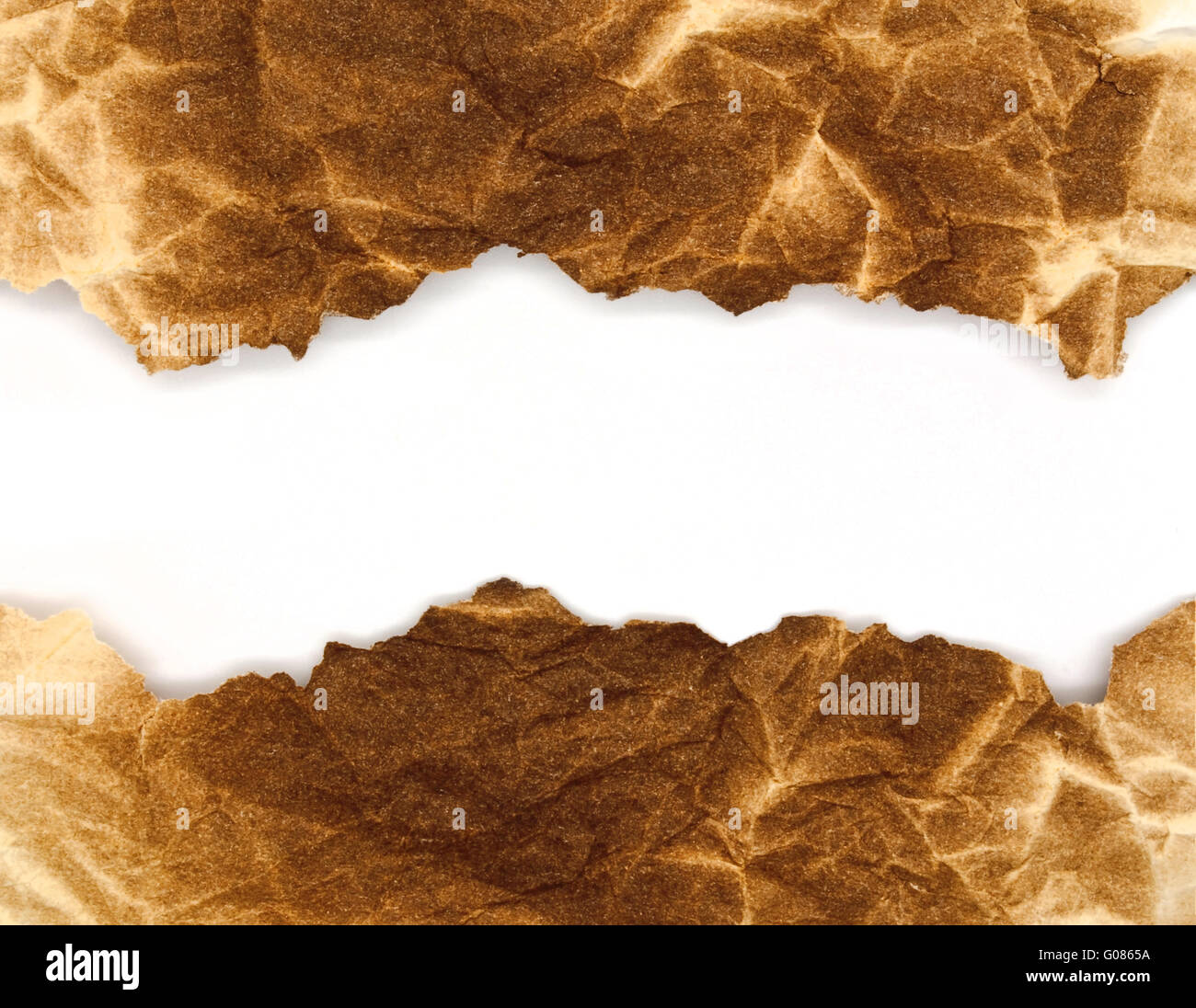 Burned torn paper Stock Photo - Alamy