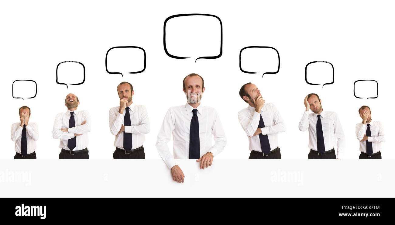Confused businessmen Cut Out Stock Images & Pictures - Alamy