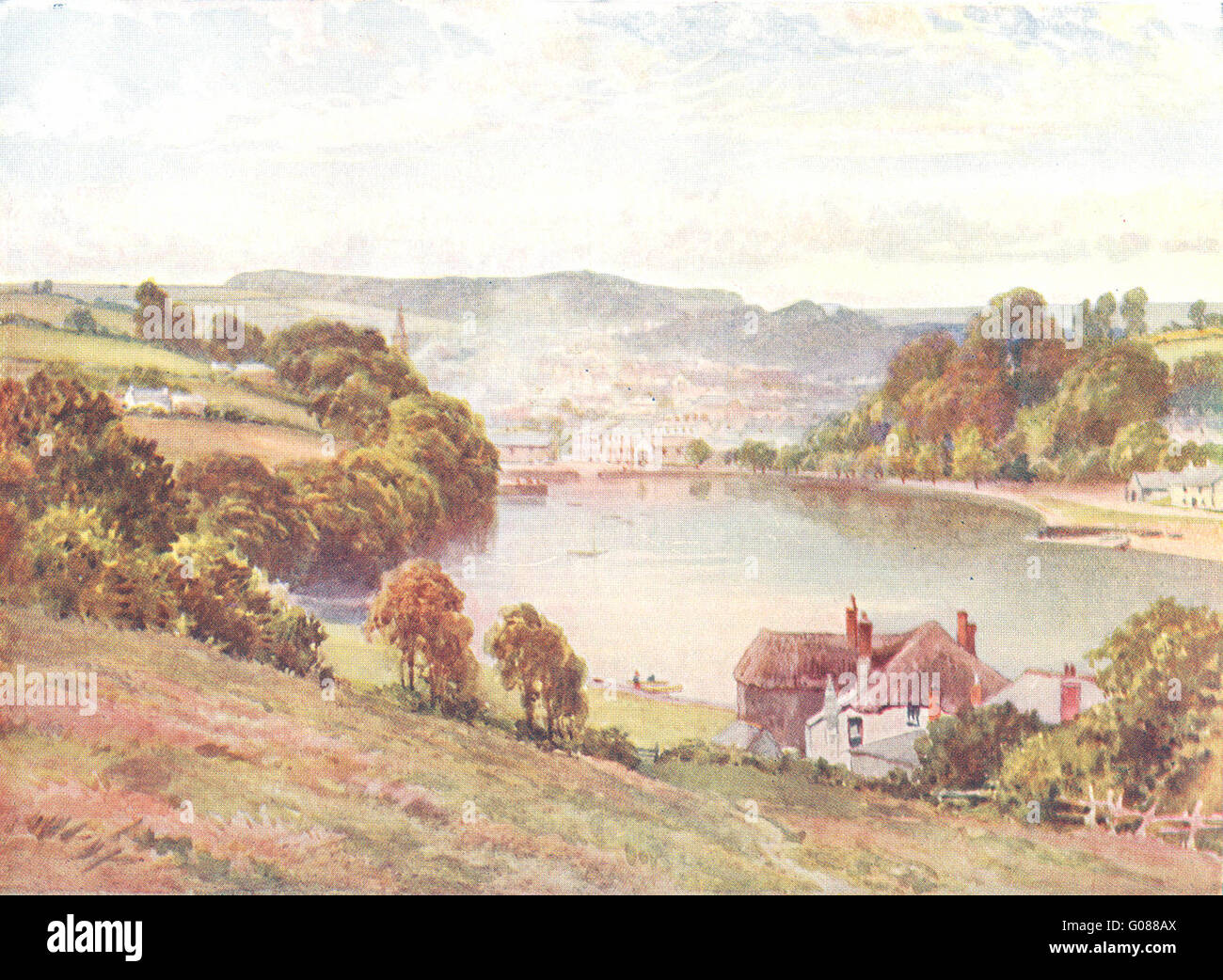 DEVON: Kingsbridge, vintage print 1931 Stock Photo - Alamy