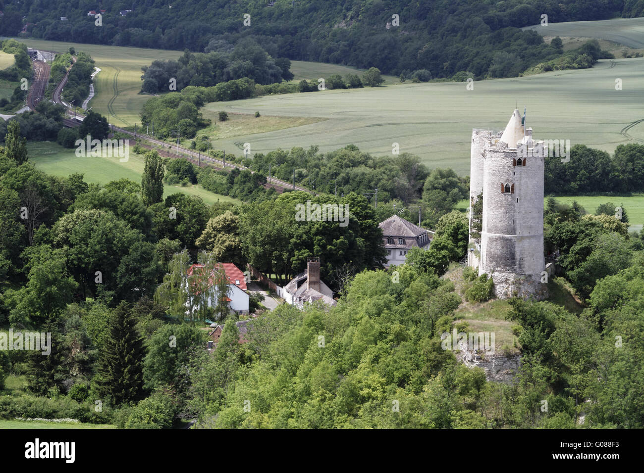 Castle hall corner, castle administrative district Stock Photo - Alamy