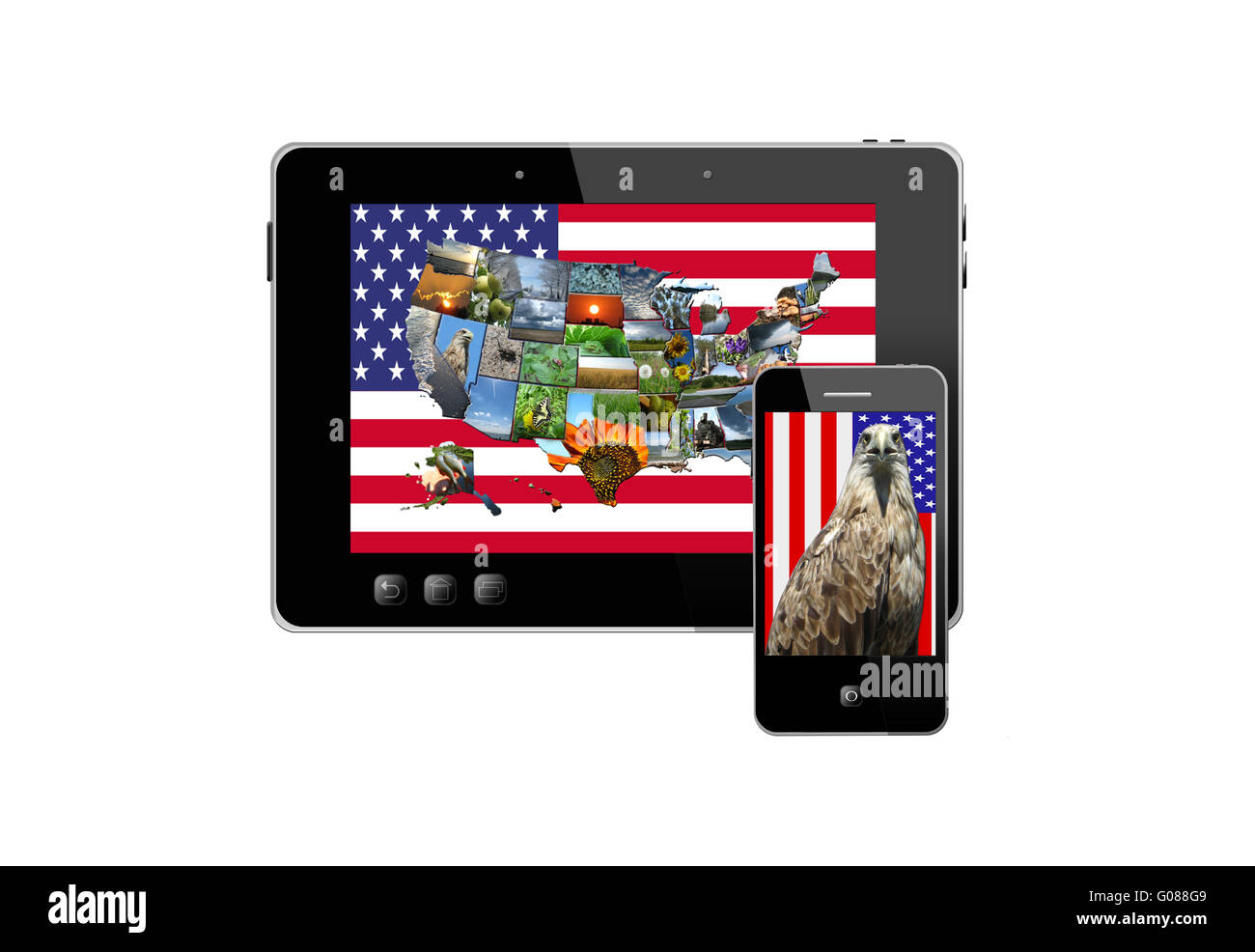 Touchscreen symbols Cut Out Stock Images & Pictures - Alamy