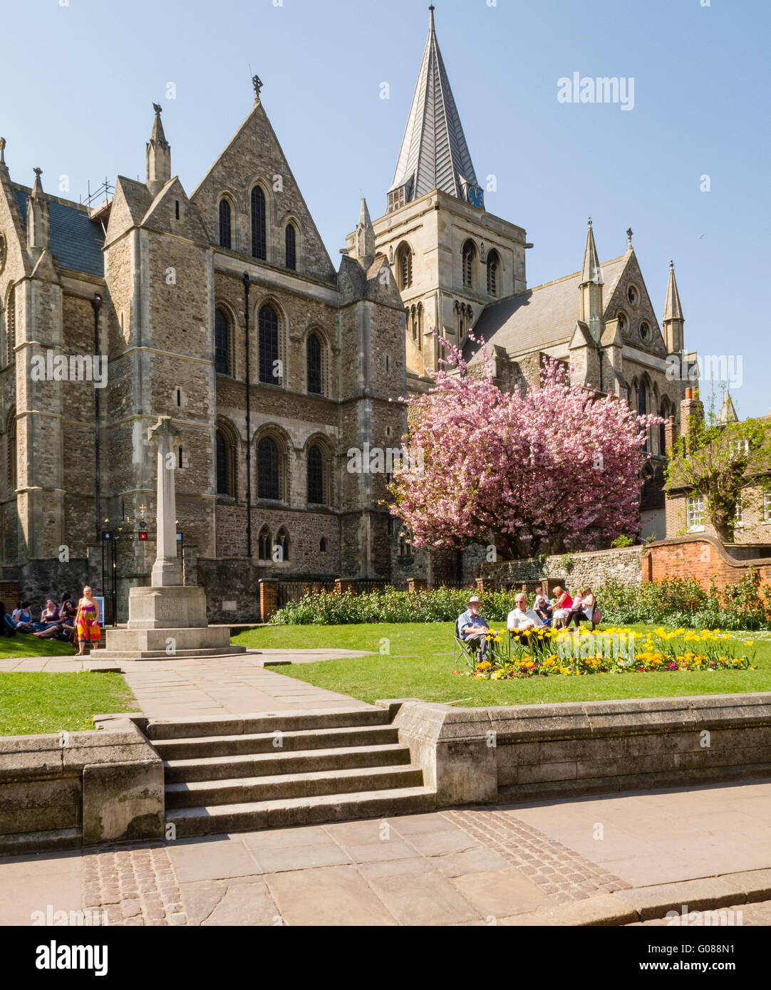 Rochester Cathedral, Rochester, Kent, England Stock Photo - Alamy
