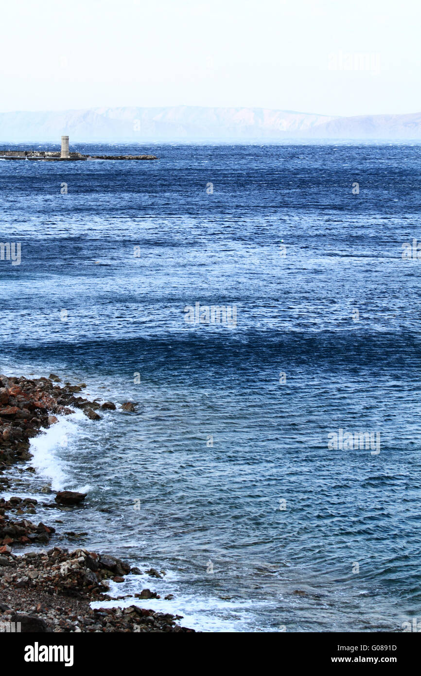 Raging sea with furious waves and fierce wind Stock Photo - Alamy