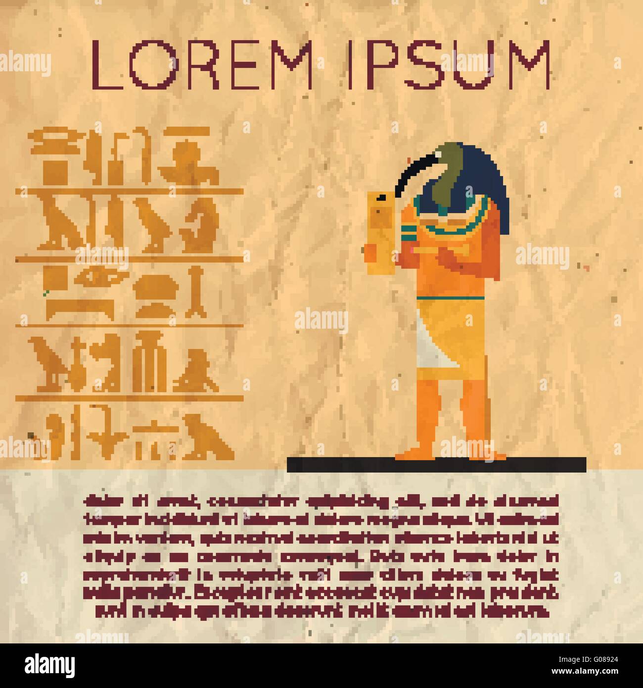 Egyptian god thoth hi-res stock photography and images - Alamy