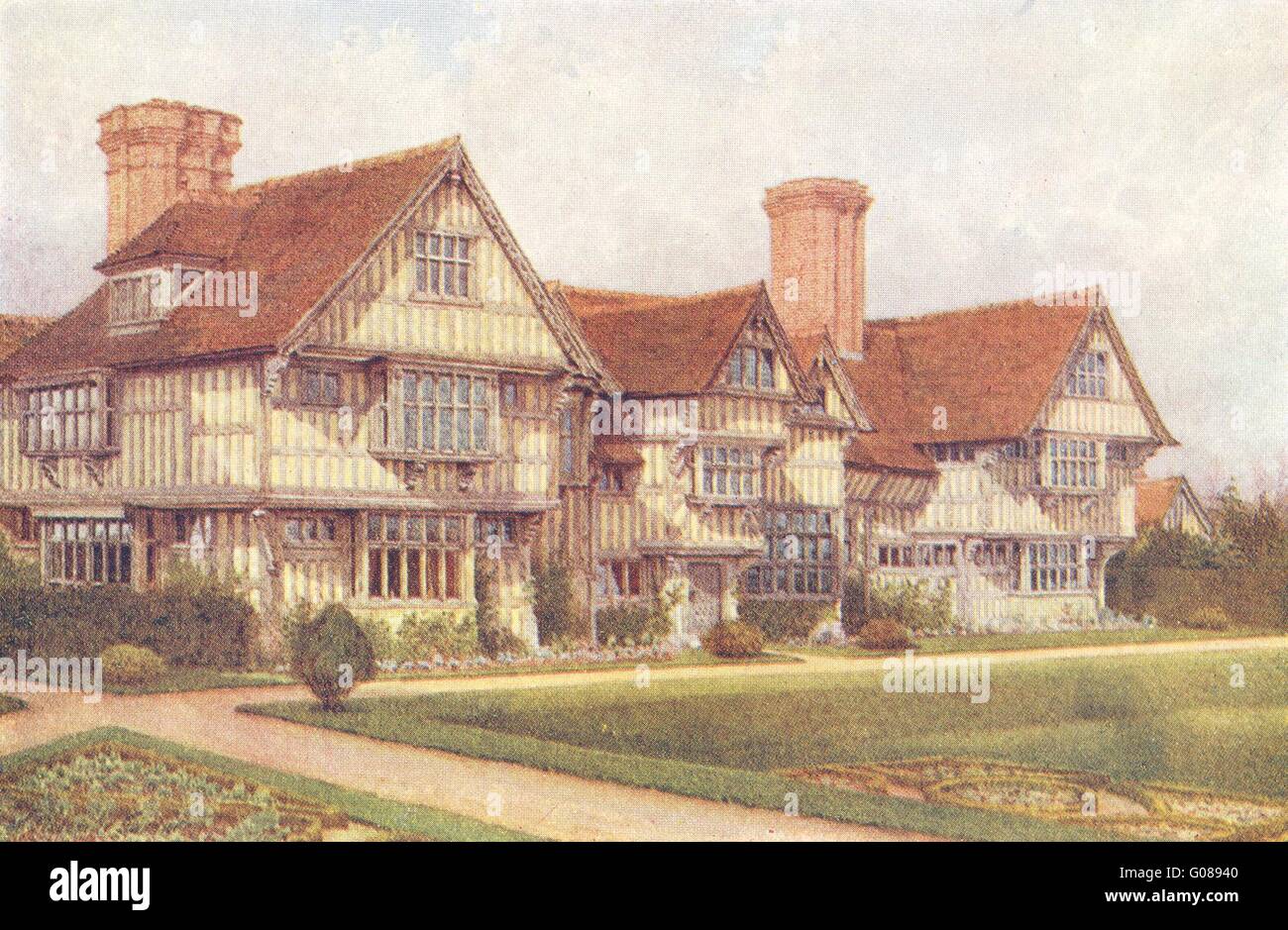 KENT: Rumwood, Langley, vintage print 1924 Stock Photo - Alamy