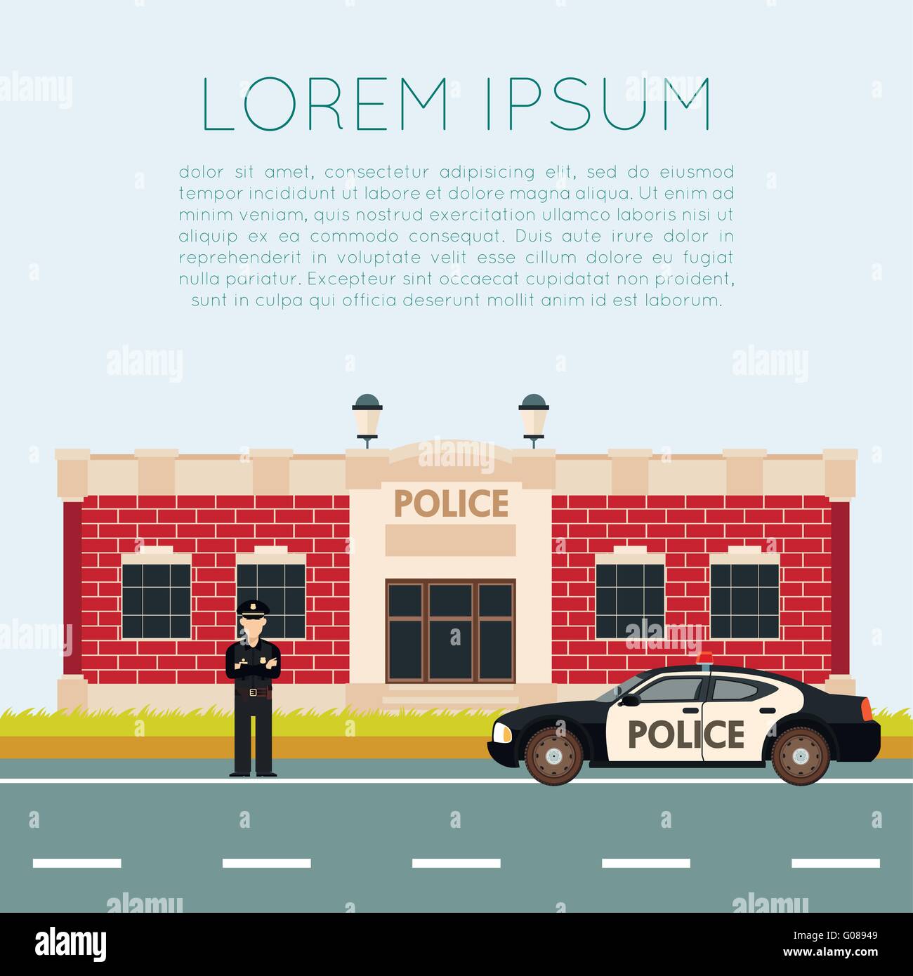 Police Department Banner2 Stock Vector Image & Art - Alamy