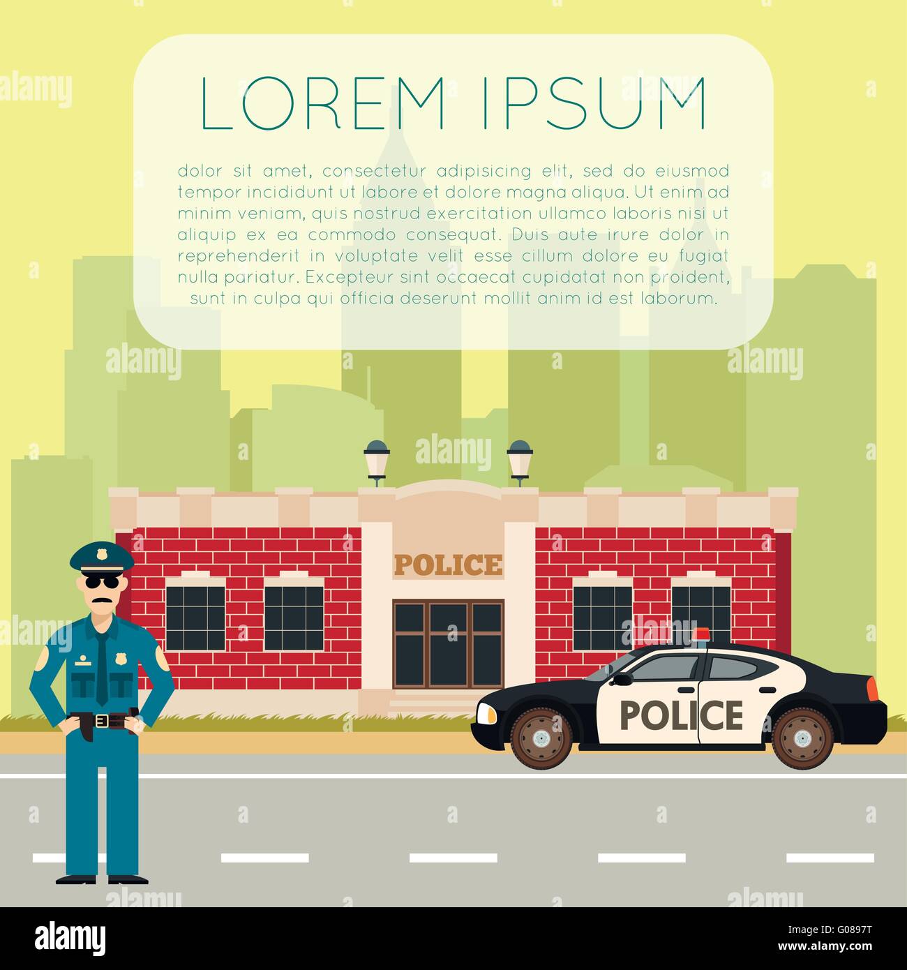 Police Department Banner8 Stock Vector Image & Art - Alamy