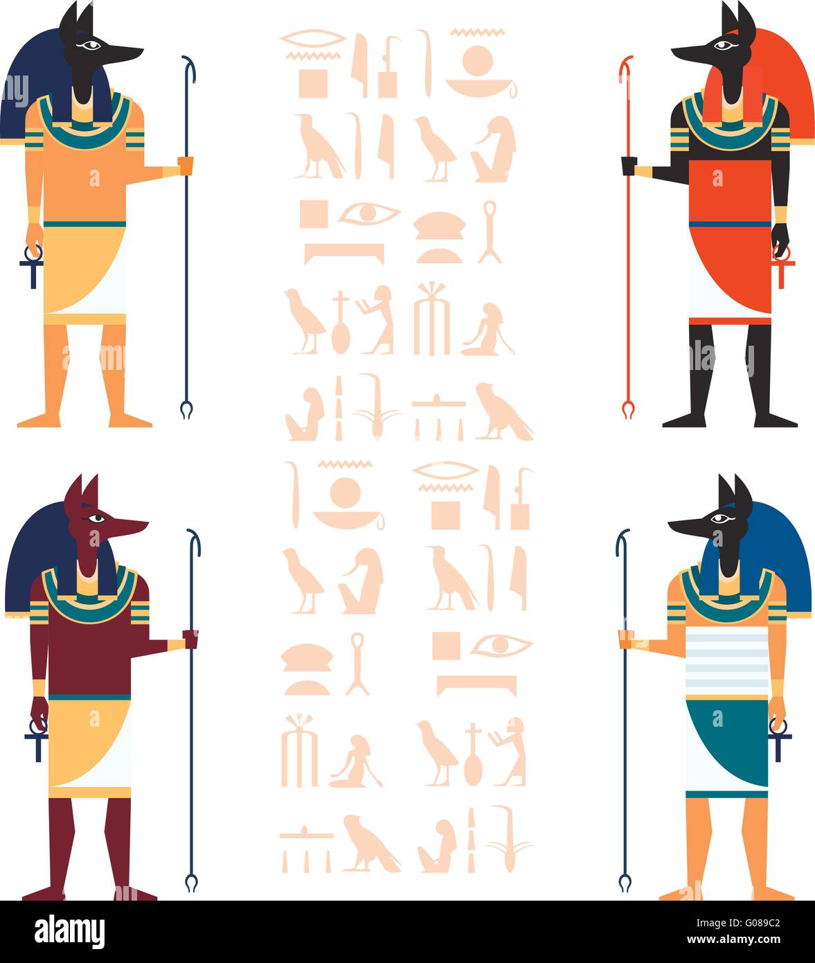 Anubis osiris hi-res stock photography and images - Alamy