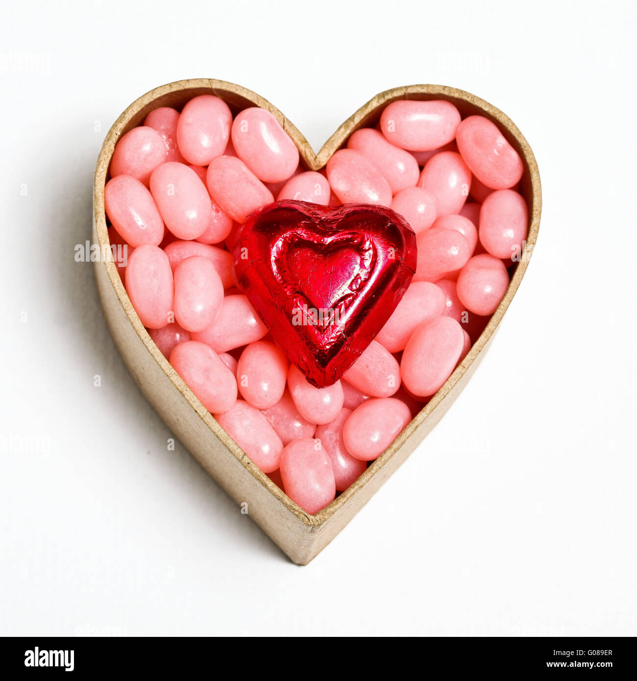 Candy with hearts Stock Photo - Alamy