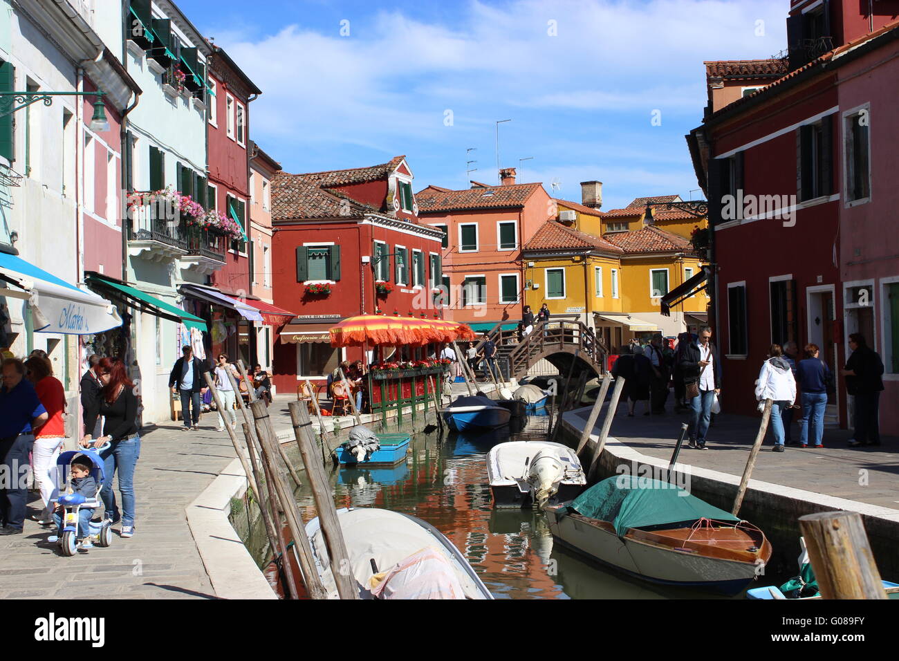 Colourful Island of Burano Stock Photo - Alamy