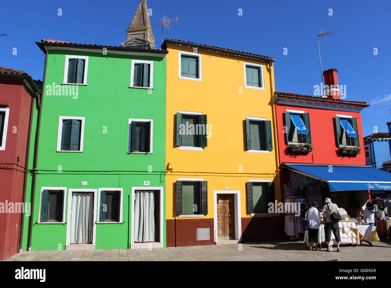 Colors on Burano Stock Photo - Alamy