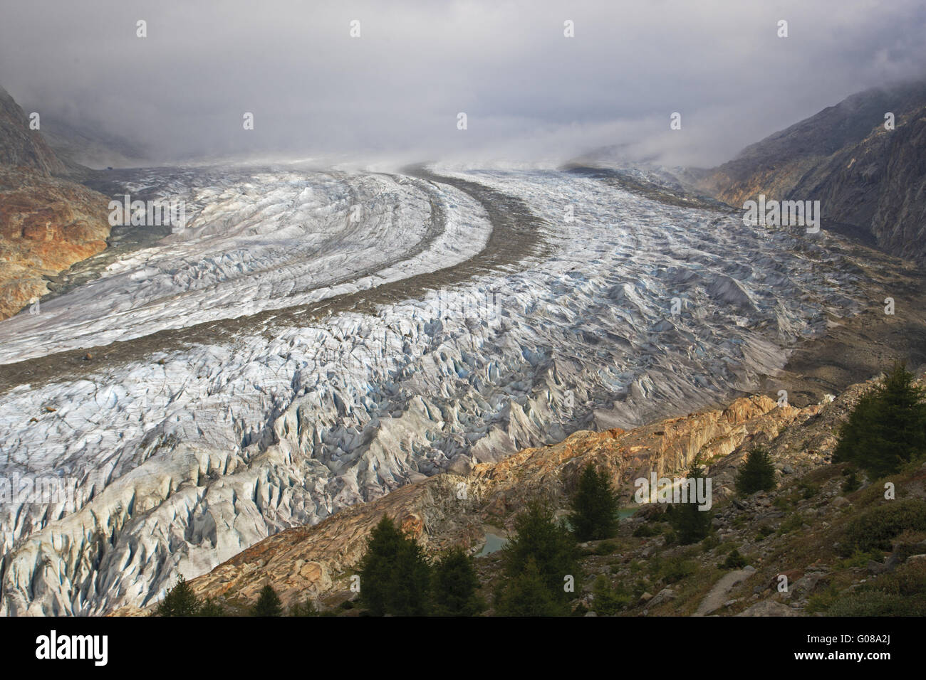 The aletsch glacier hi-res stock photography and images - Alamy
