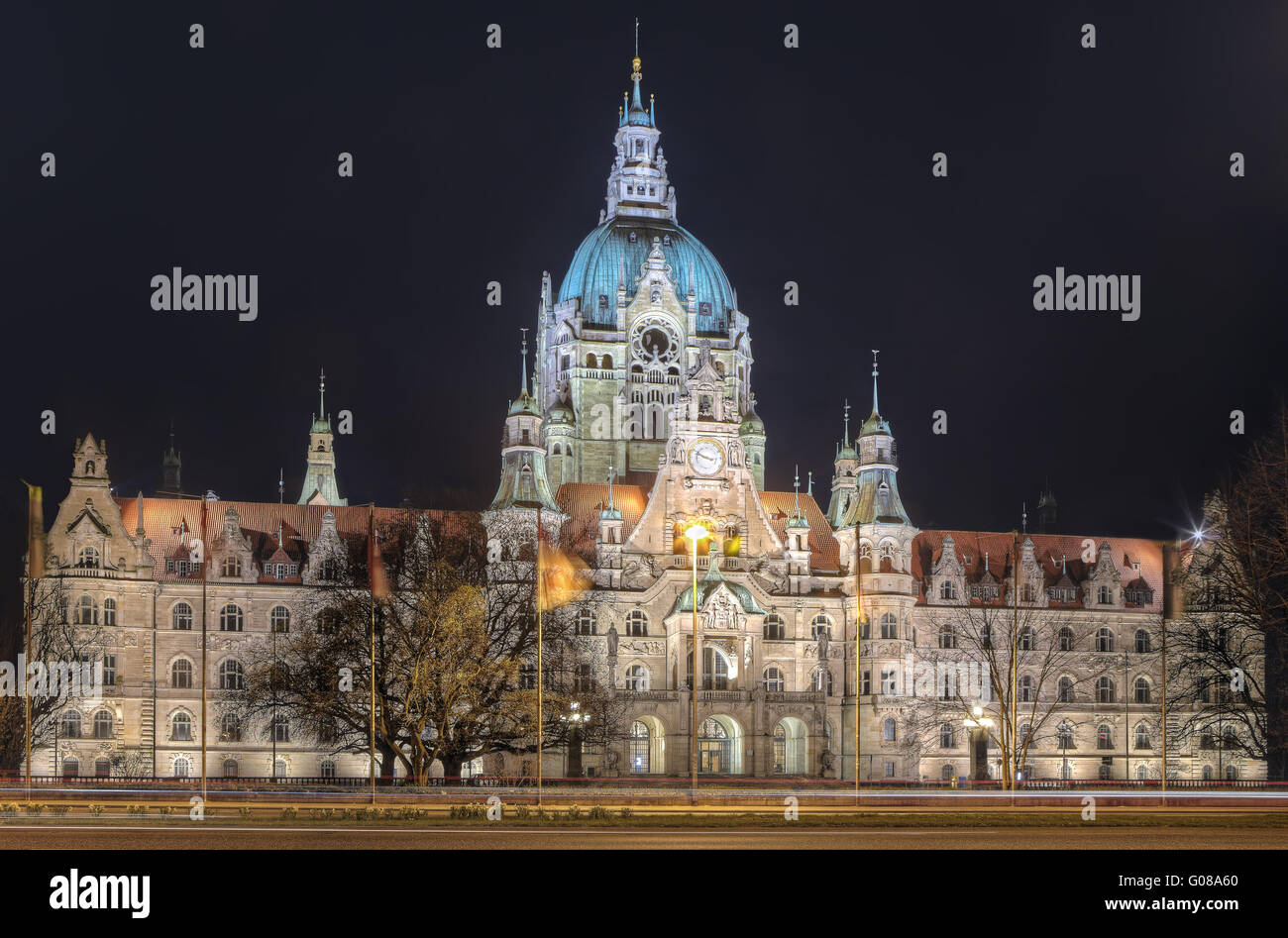The New Town City Hall Hanover Stock Photo - Alamy
