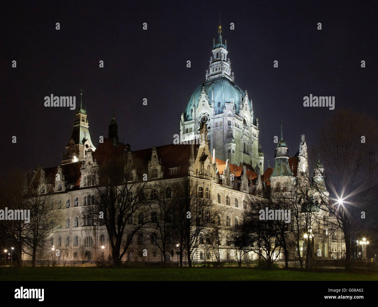 The New Town City Hall Hanover Stock Photo - Alamy