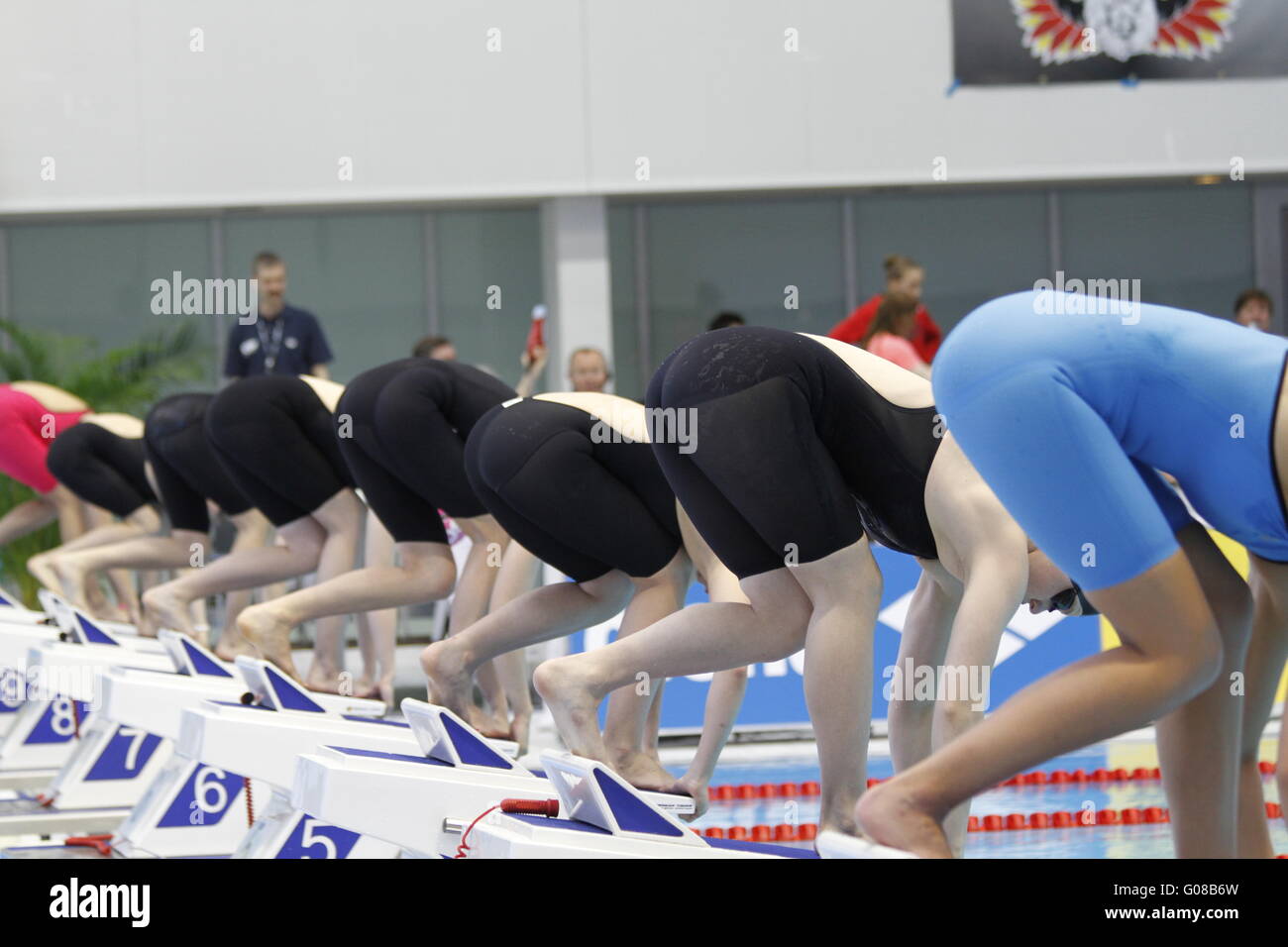 Startblock water hi-res stock photography and images - Alamy