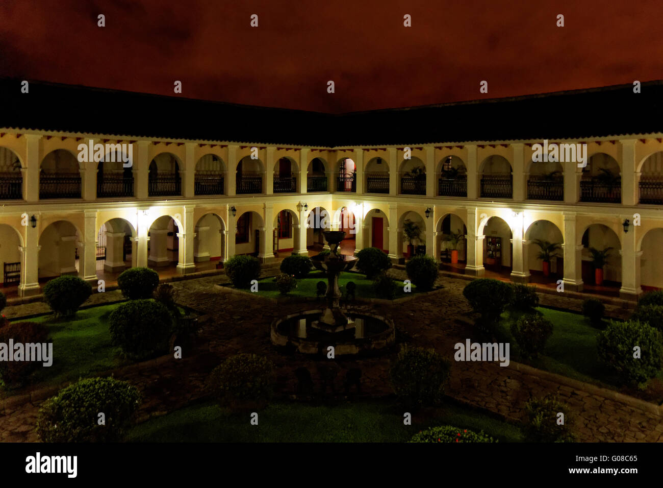 Colombia monastery colonial arch hi-res stock photography and images ...