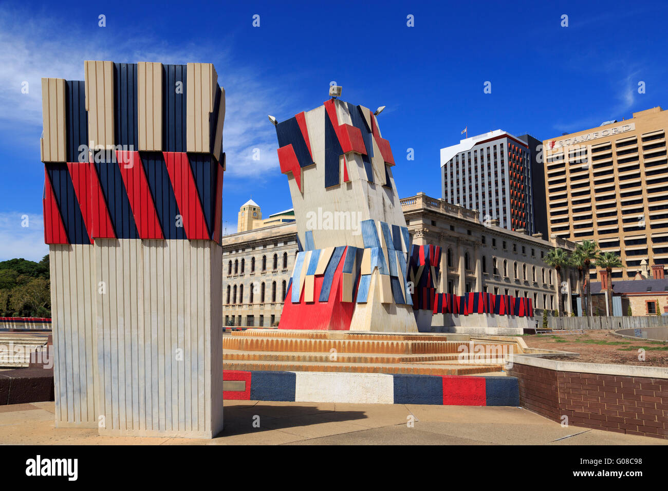 Adelaide Festival Plaza Parliament House High Resolution Stock ...