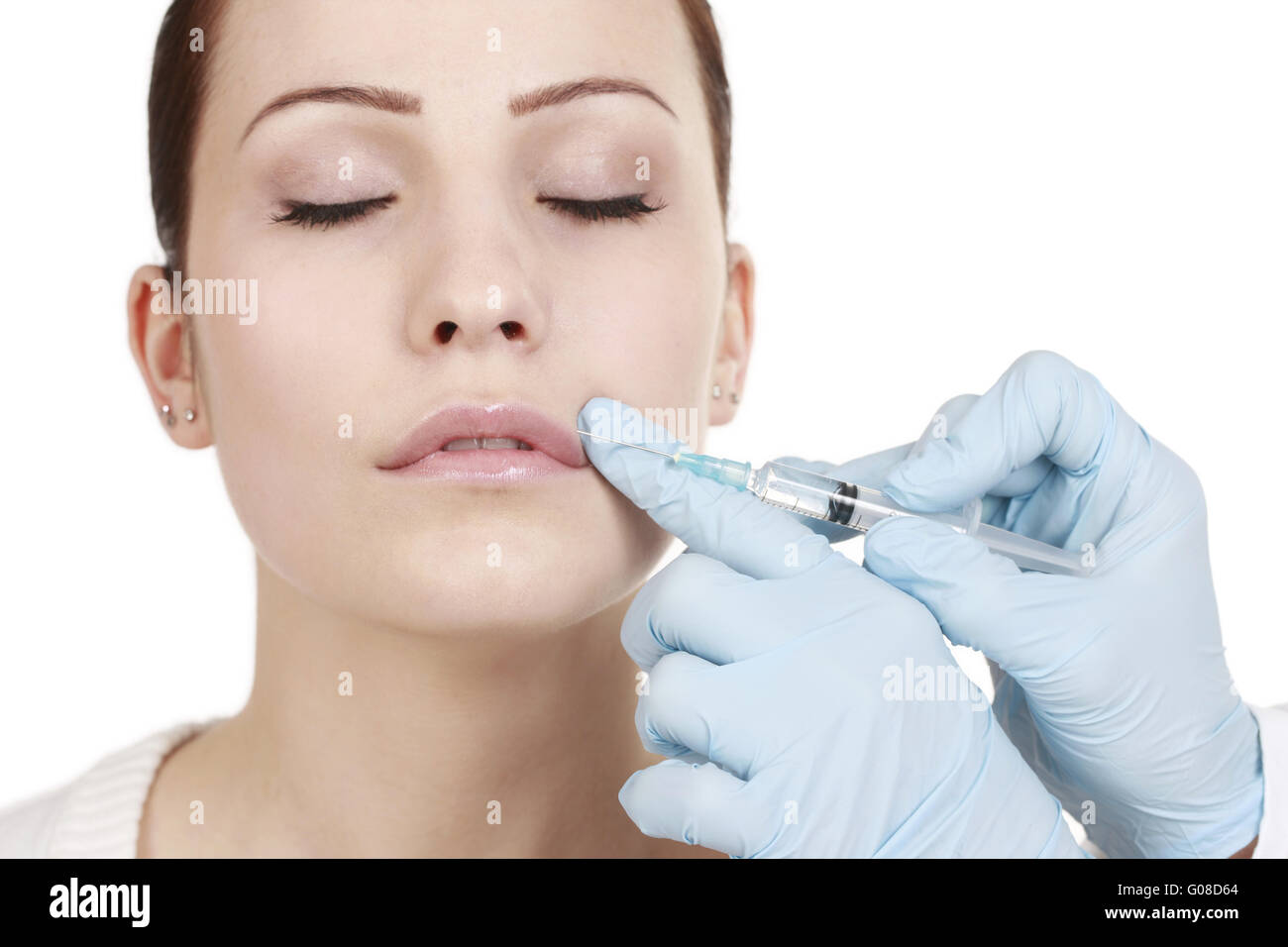 facial treatment with botulinum toxin Stock Photo - Alamy