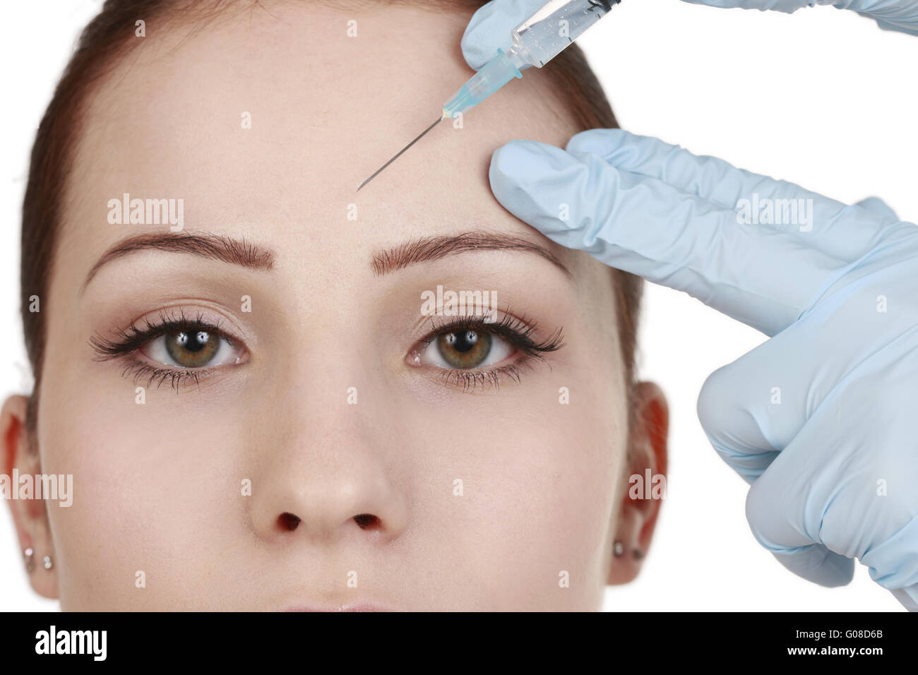 facial treatment with botulinum toxin Stock Photo - Alamy