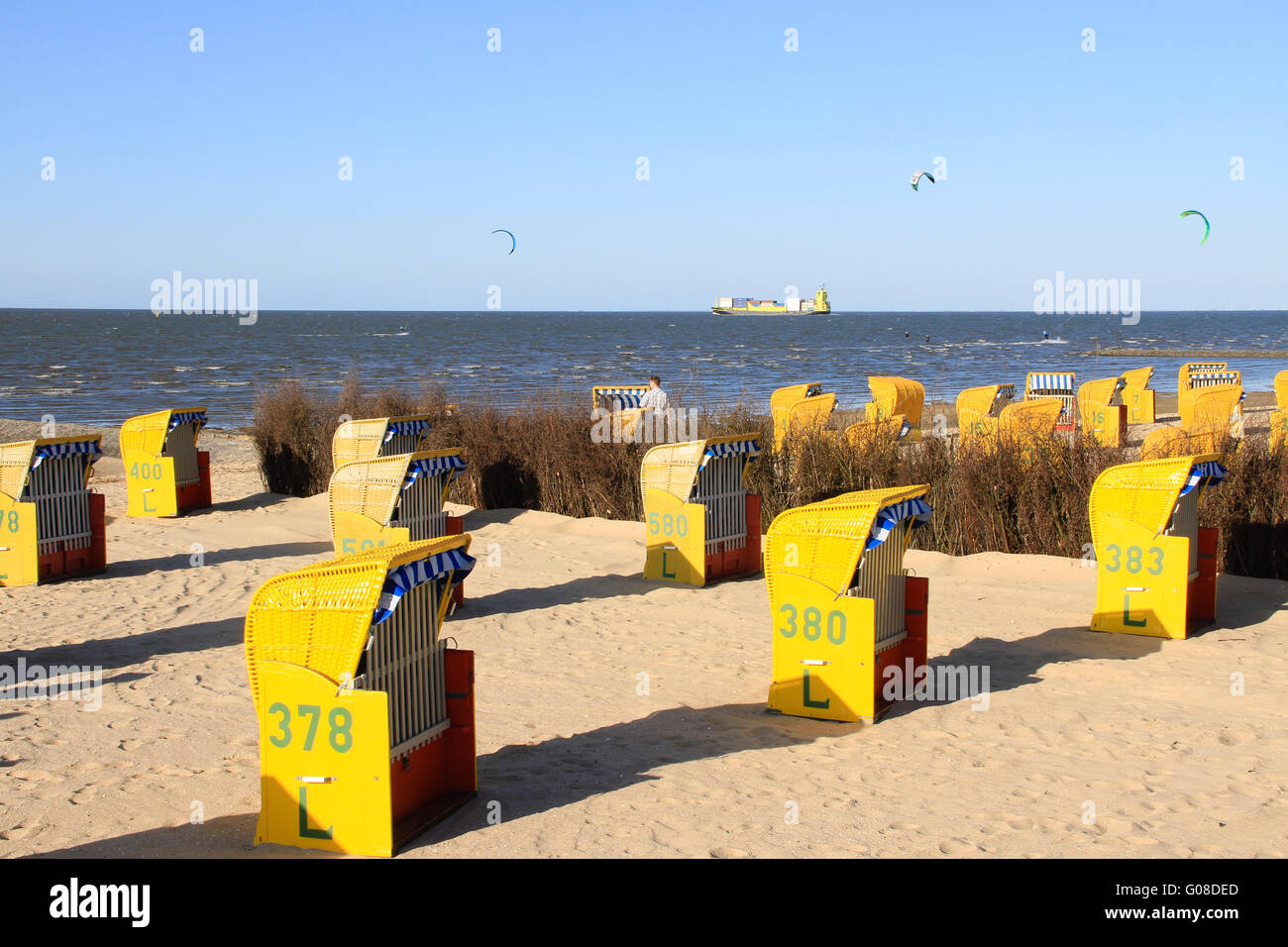 North sea beach near Cuxhaven, Germany Stock Photo - Alamy
