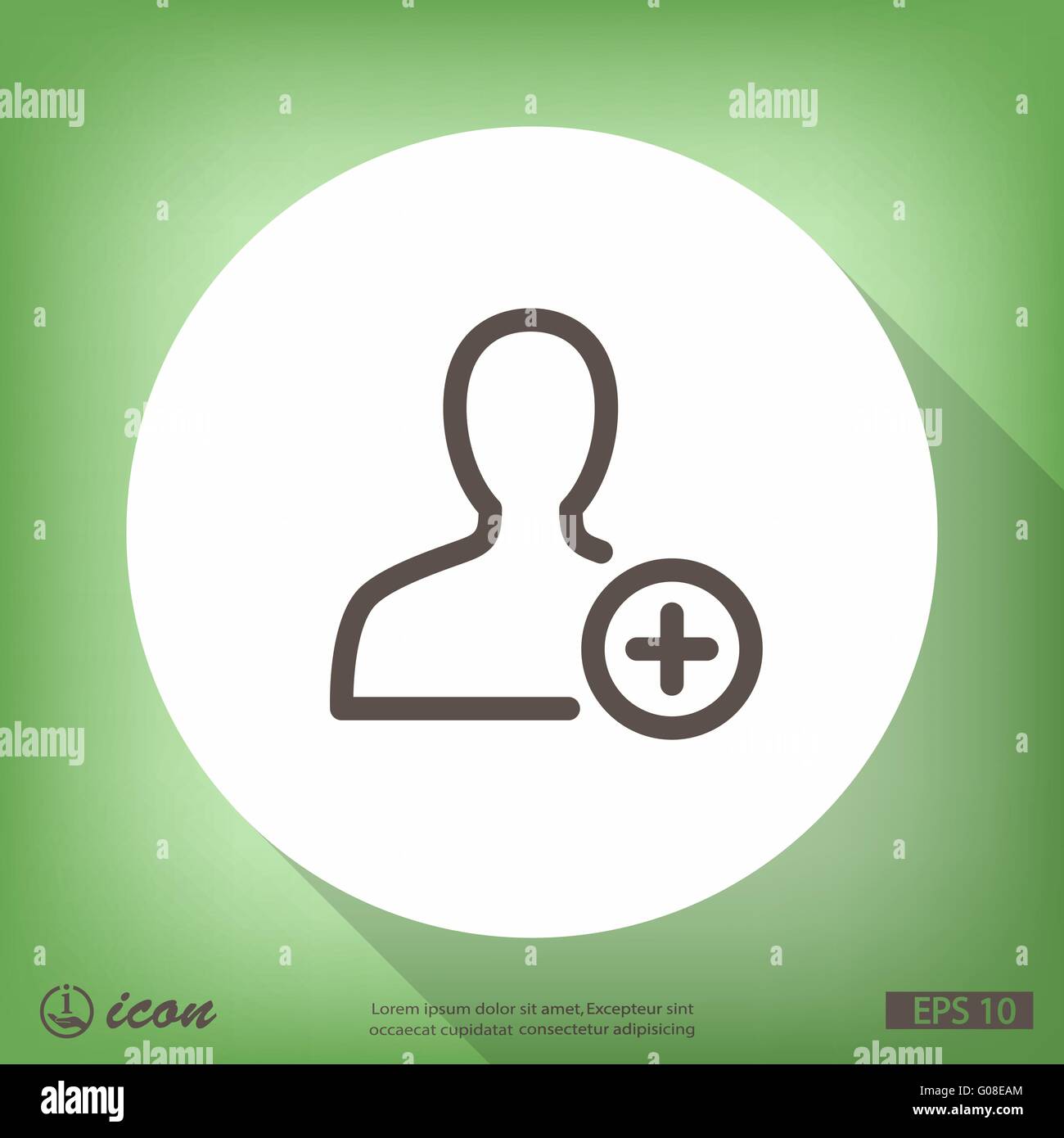 Pictograph of man or contact Stock Vector Image & Art - Alamy