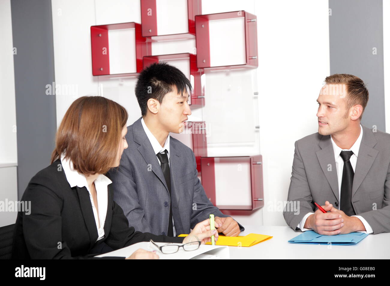 All male leadership team hi-res stock photography and images - Alamy