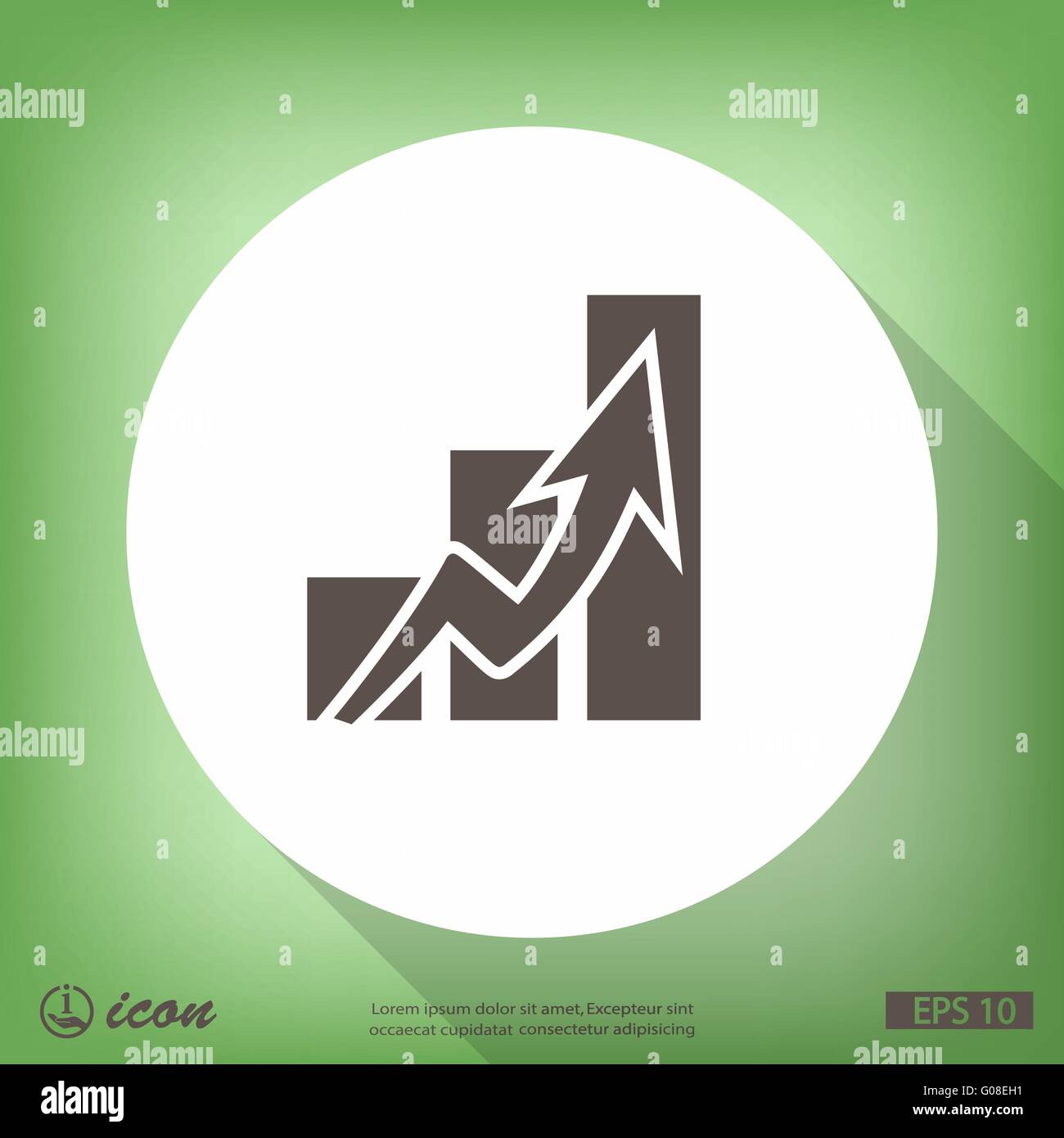 Pictograph of graph Stock Vector Image & Art - Alamy