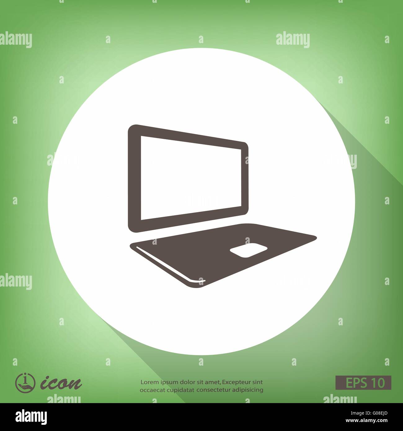 Pictograph of computer Stock Vector Image & Art - Alamy