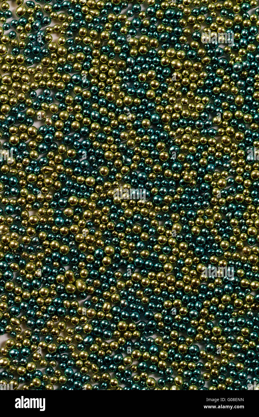 Pile yellow and blue balls of bead suitable for Background and texture ...