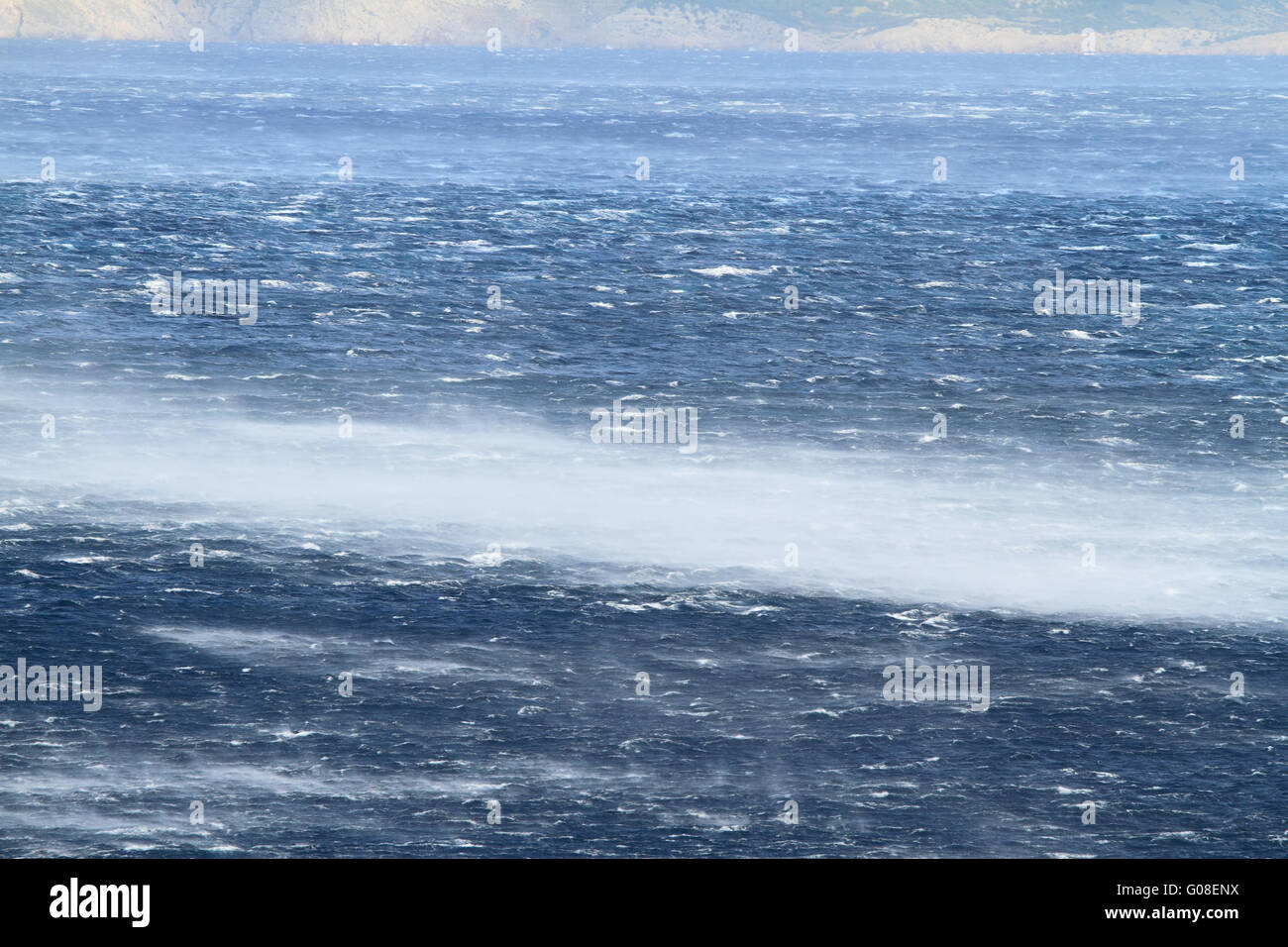 Raging sea with furious waves and fierce wind Stock Photo - Alamy