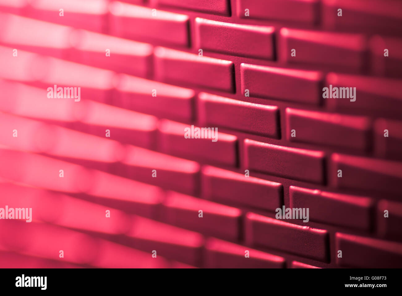 Wall of metallic bricks Stock Photo - Alamy