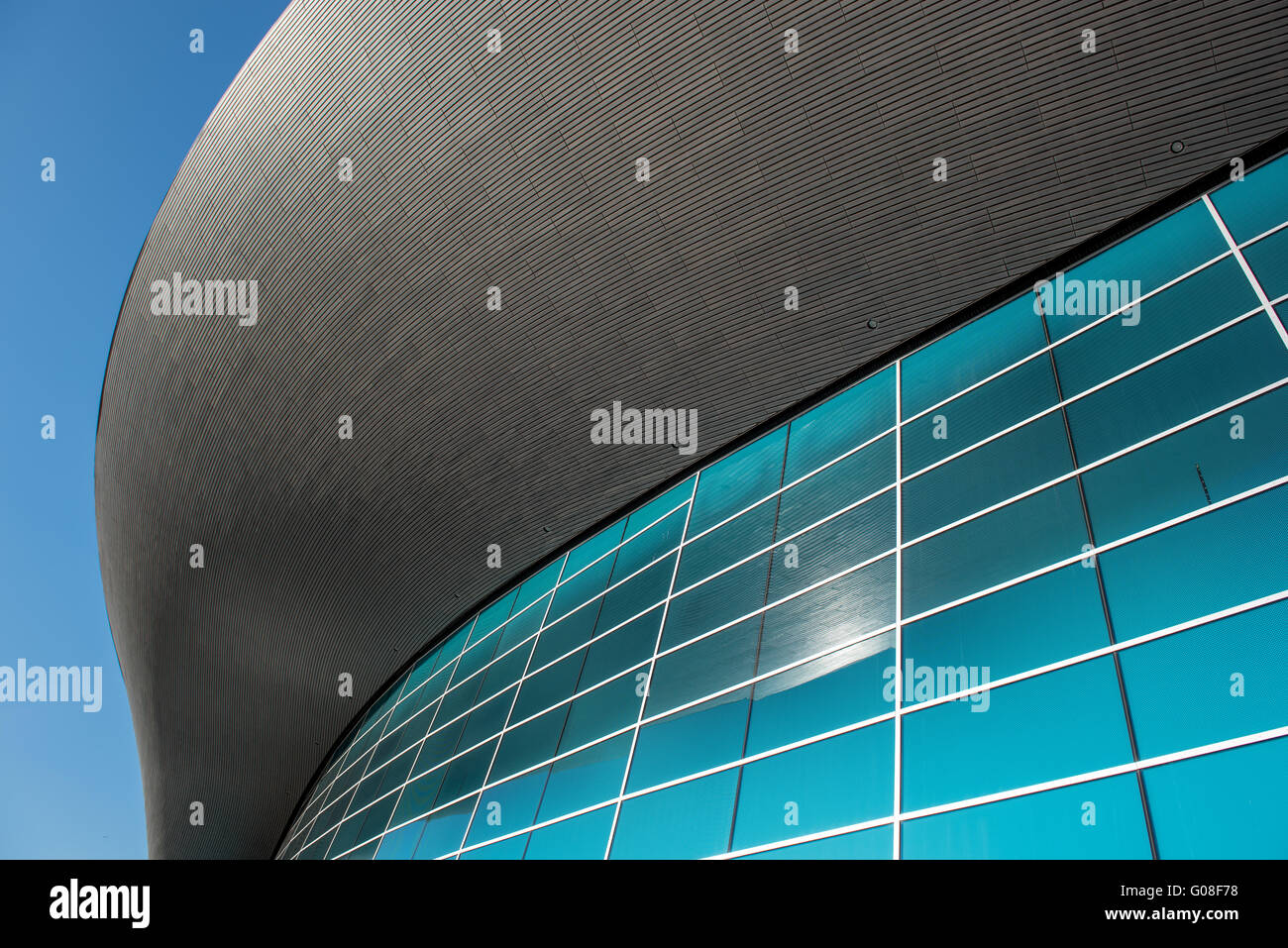 London Aquatics Centre designed by Zaha Hadid for London Olympics ...