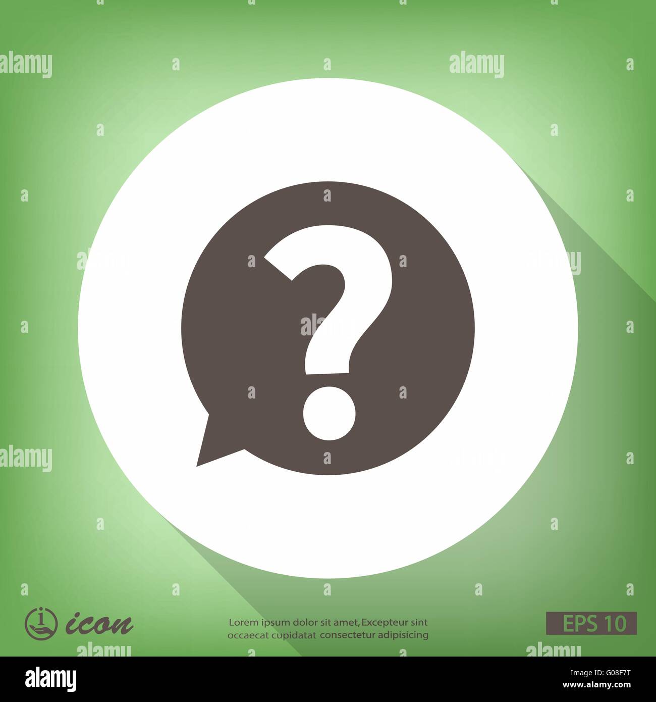 Pictograph of question mark Stock Vector Image & Art - Alamy