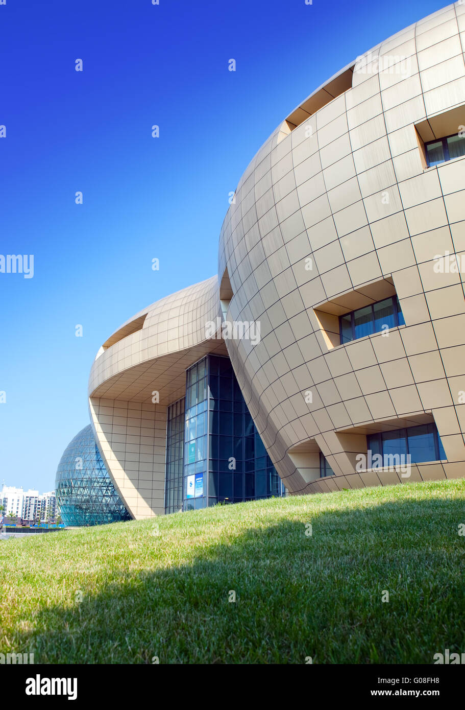 Building of new area Baltic Pearl. The central b Stock Photo - Alamy