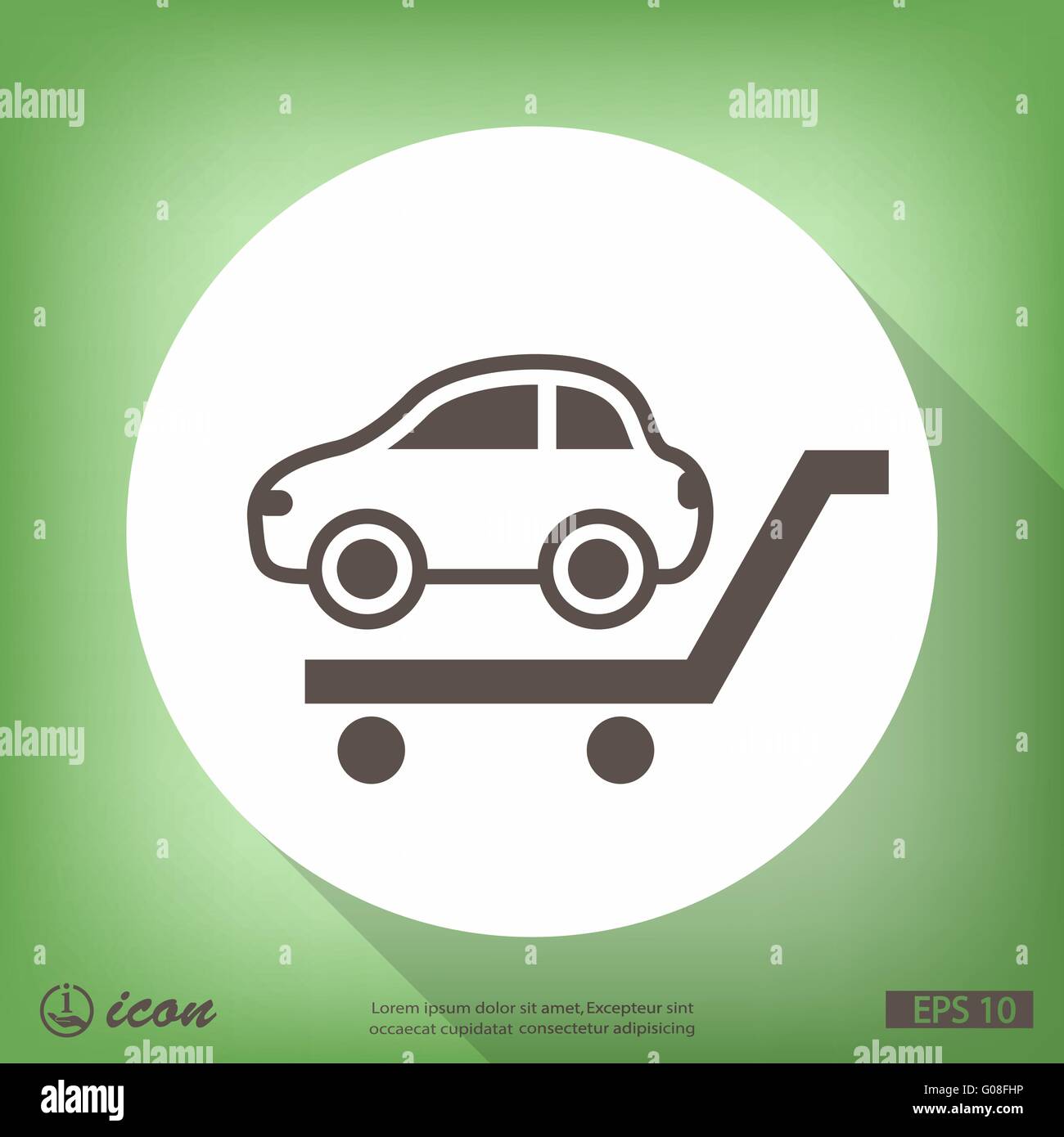 Pictograph of car Stock Vector Image & Art - Alamy