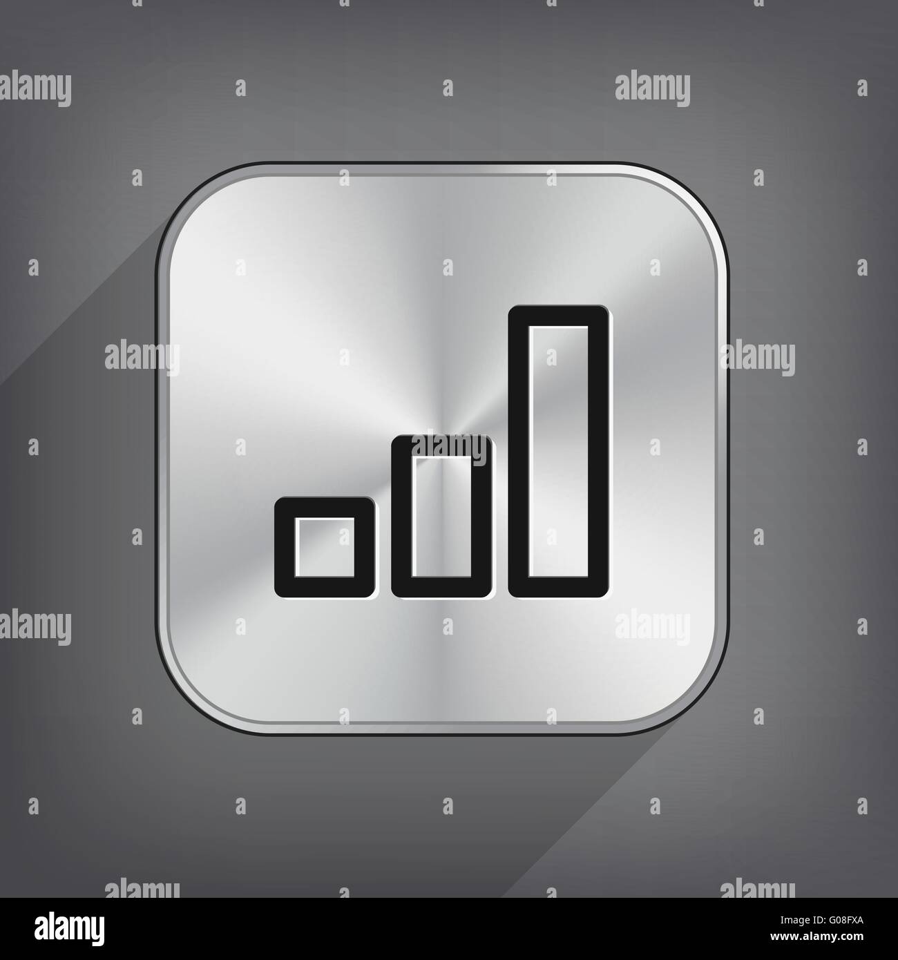 Pictograph of graph. Vector concept illustration for design. Eps 10 ...