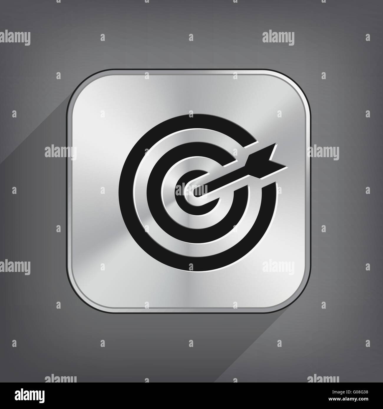 Pictograph of target. Vector concept illustration for design. Eps 10 ...