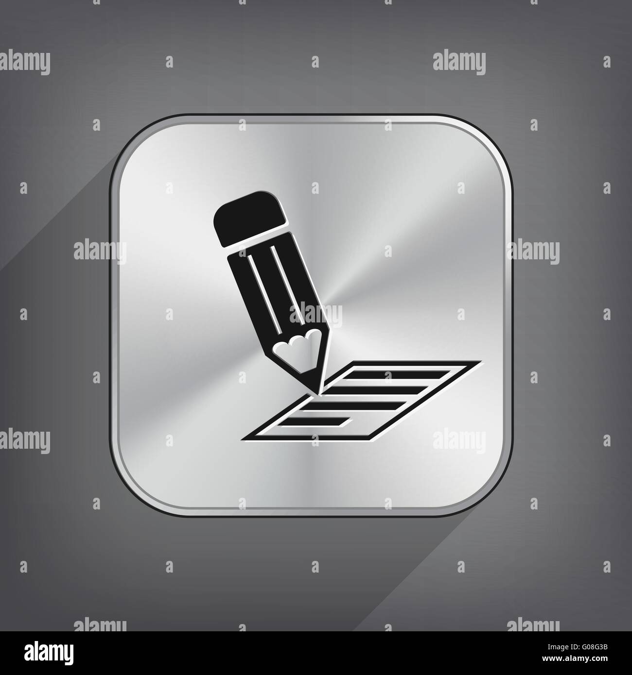 Pictograph of note. Vector concept illustration for design. Eps 10 ...