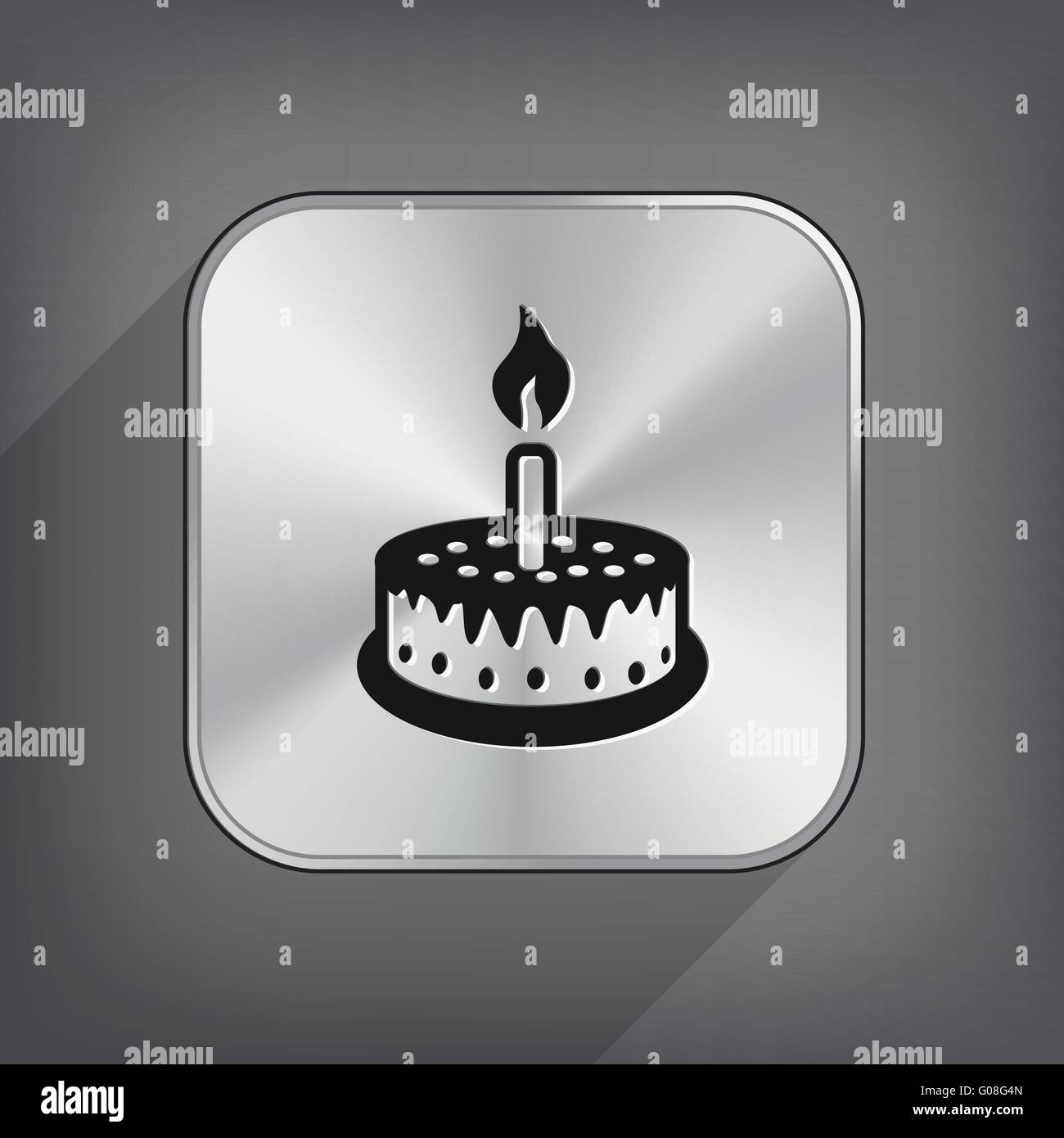 Pictograph of cake. Vector concept illustration for design. Eps 10 ...