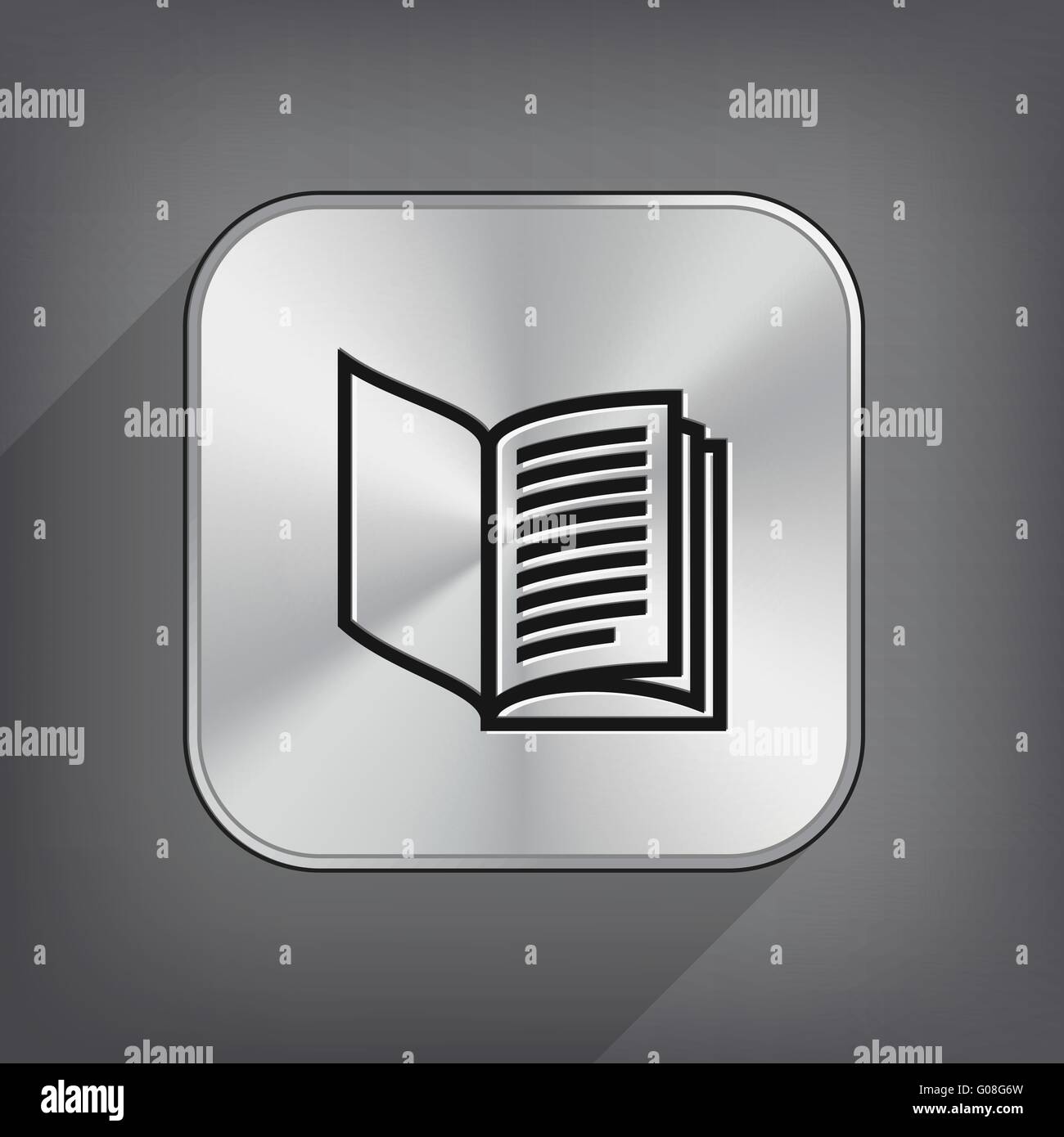 Pictograph of book. Vector concept illustration for design. Eps 10 ...