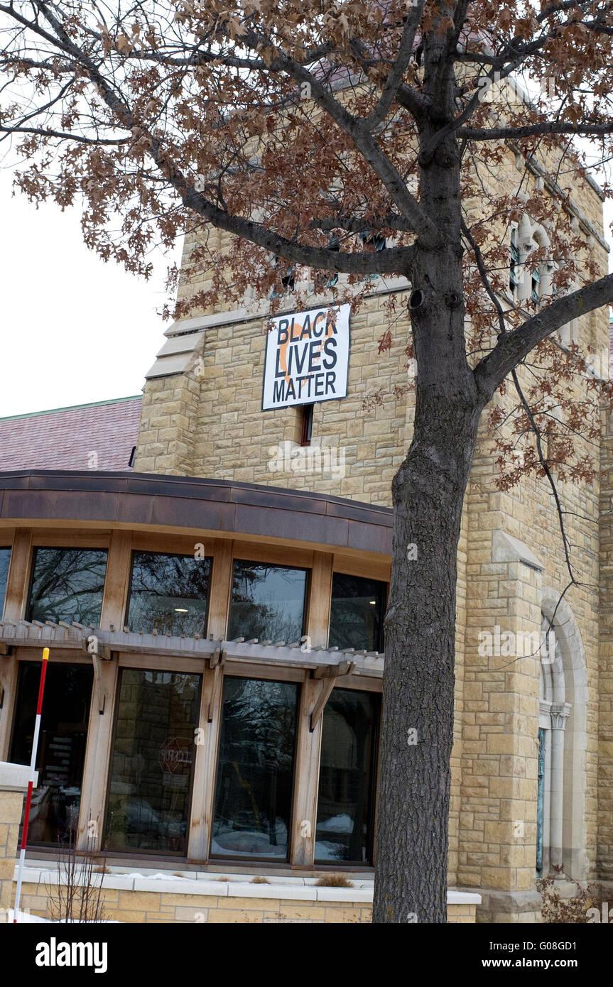 Unity Church-Unitarian commitment to Black Lives Matter by placing a ...