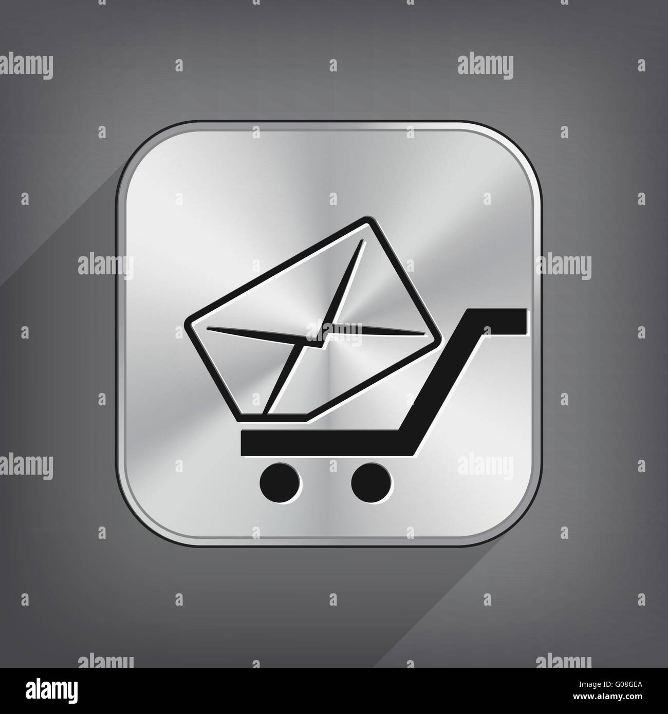 Pictograph of mail. Vector concept illustration for design. Eps 10 ...