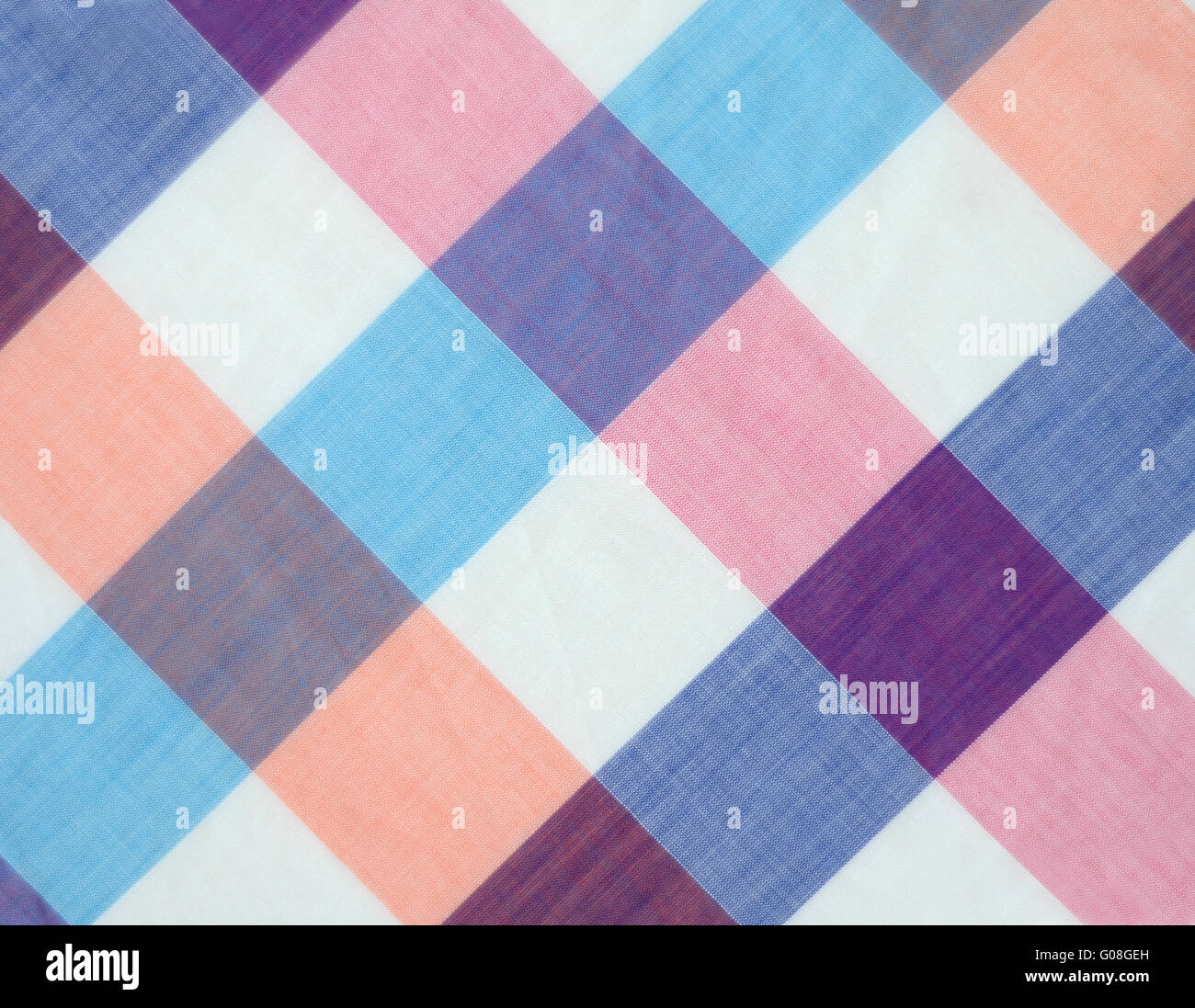 Peach color tartan hi-res stock photography and images - Alamy